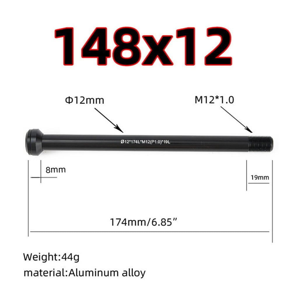 Bike Bicycle Thru Axle Lever 100/142/148x12mm For Boost BMC Cube GHOST ...