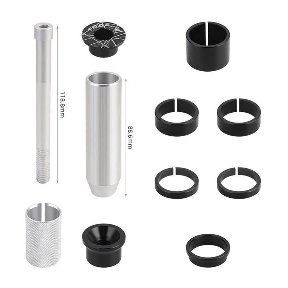 Bike Bicycle fork Stem Extension Stem Extender Handlebar Riser ...