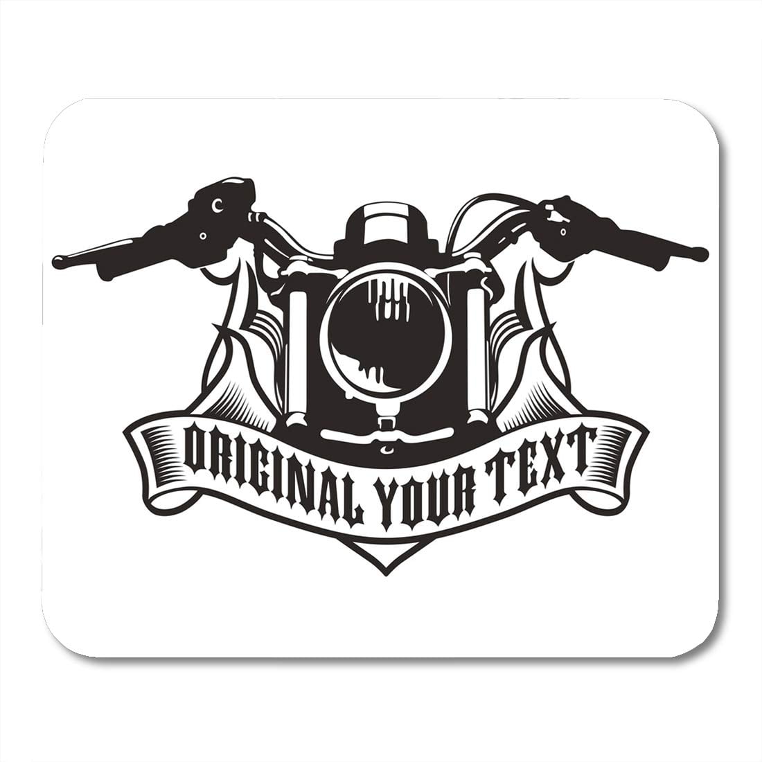 Bike Biker Motorcycle Ribbon Emblem Tattoo Motor Rider Motorbike ...