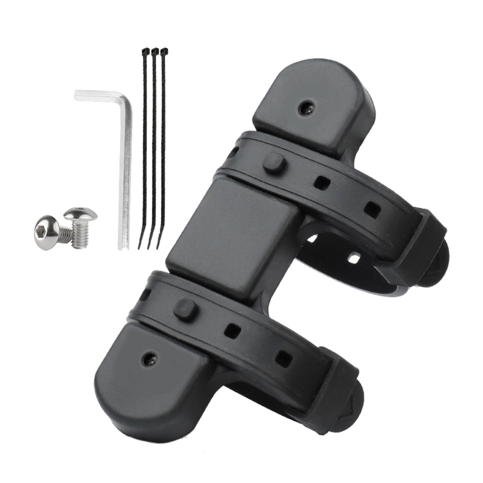 Bike Bottle Cage Mounting Base Black Non-Hole Mounting Clip with Screw ...