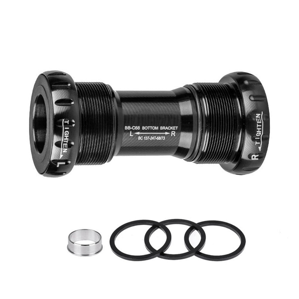 Bike Bottom Bracket Bicycle Bearing Middle Shaft Threaded Integrated ...