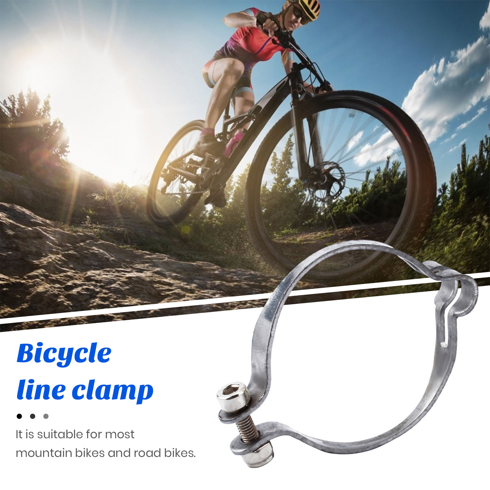 Bike Brake Line Shifting Line Guide Clamp Rustproof Corrosion Resistant ...