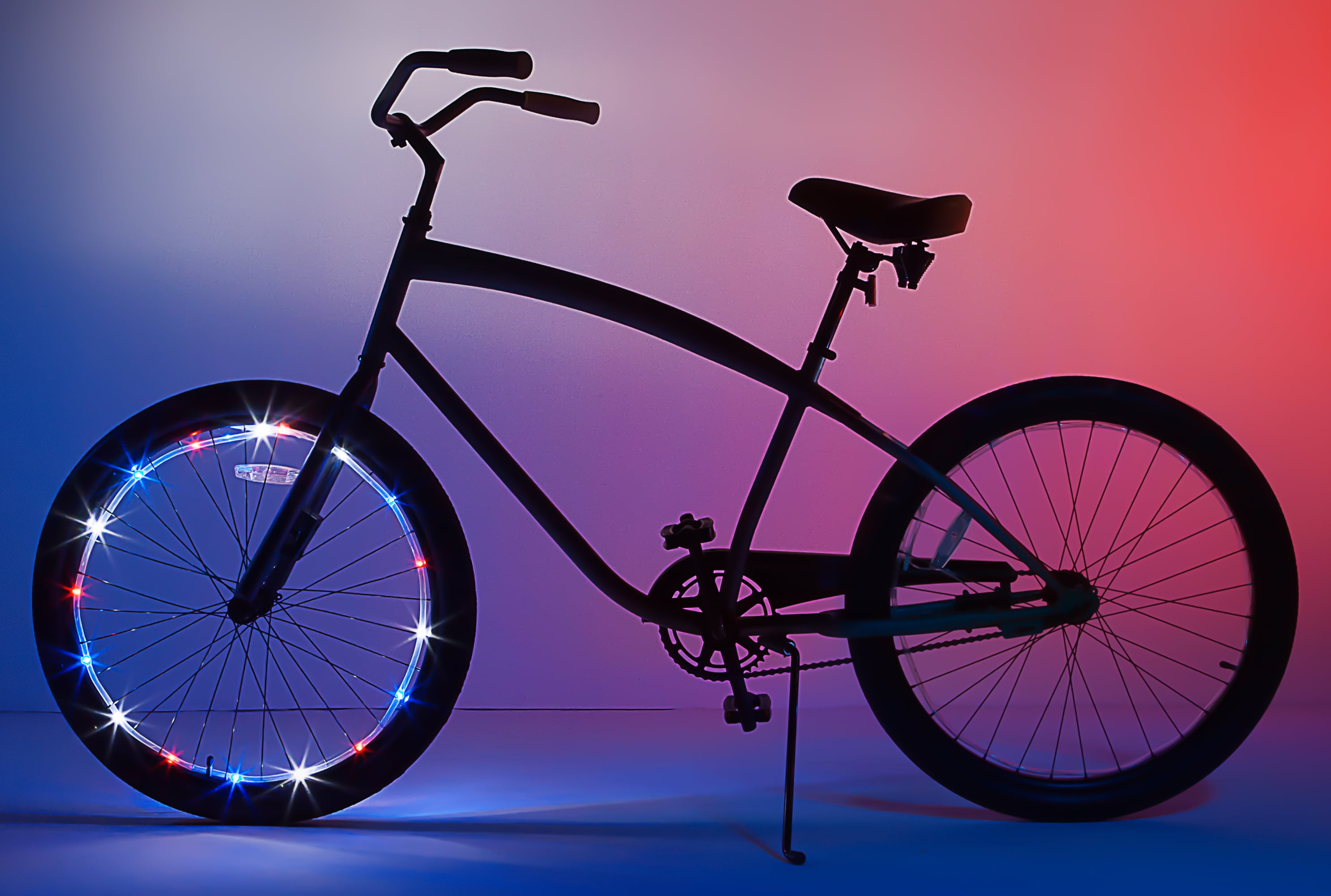 Bike Brightz LED Wheel Patriotic Bicycle Light, 1 Count, Multi-Color ...