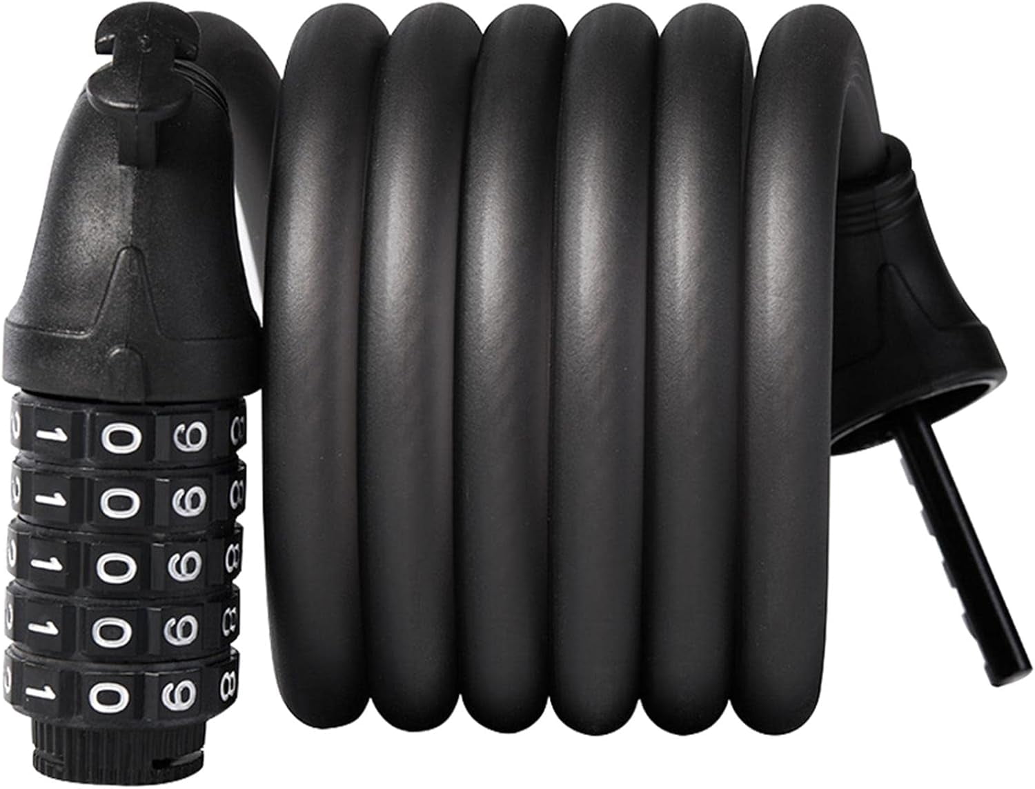 Bike Cable Lock, 5 Digit Password High Security Bike Chain Lock, 4/6FT ...