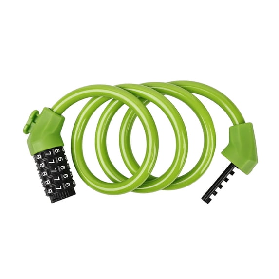 Bike Cable Lock 5Digit Combination Coiling Cable Lock Bike Password ...