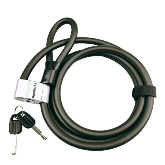 Bike Cable Lock , Bike Locks Cable Lock Coiled Secure Keys Bike Lock ...