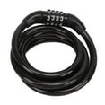 Bike Cable Lock Four Digit Combination Lock Anti Theft Bicycle Lock for ...