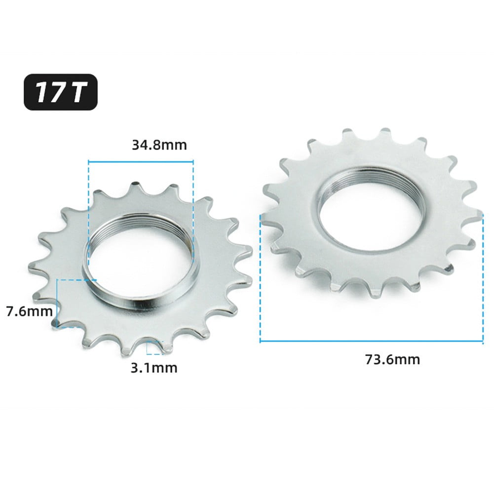 Bike Cassette Cog Single Speed 13T-18T Sprockets MTB Road Bicycle Flywheel Cog - Walmart.com