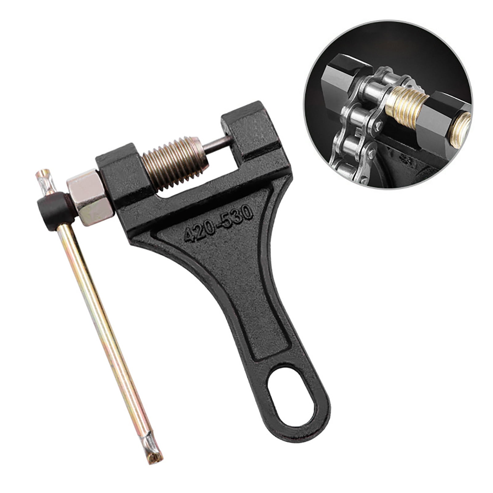 Bike Chain Breaker Iron Universal Black Dedicated Chain Remover Tool ...