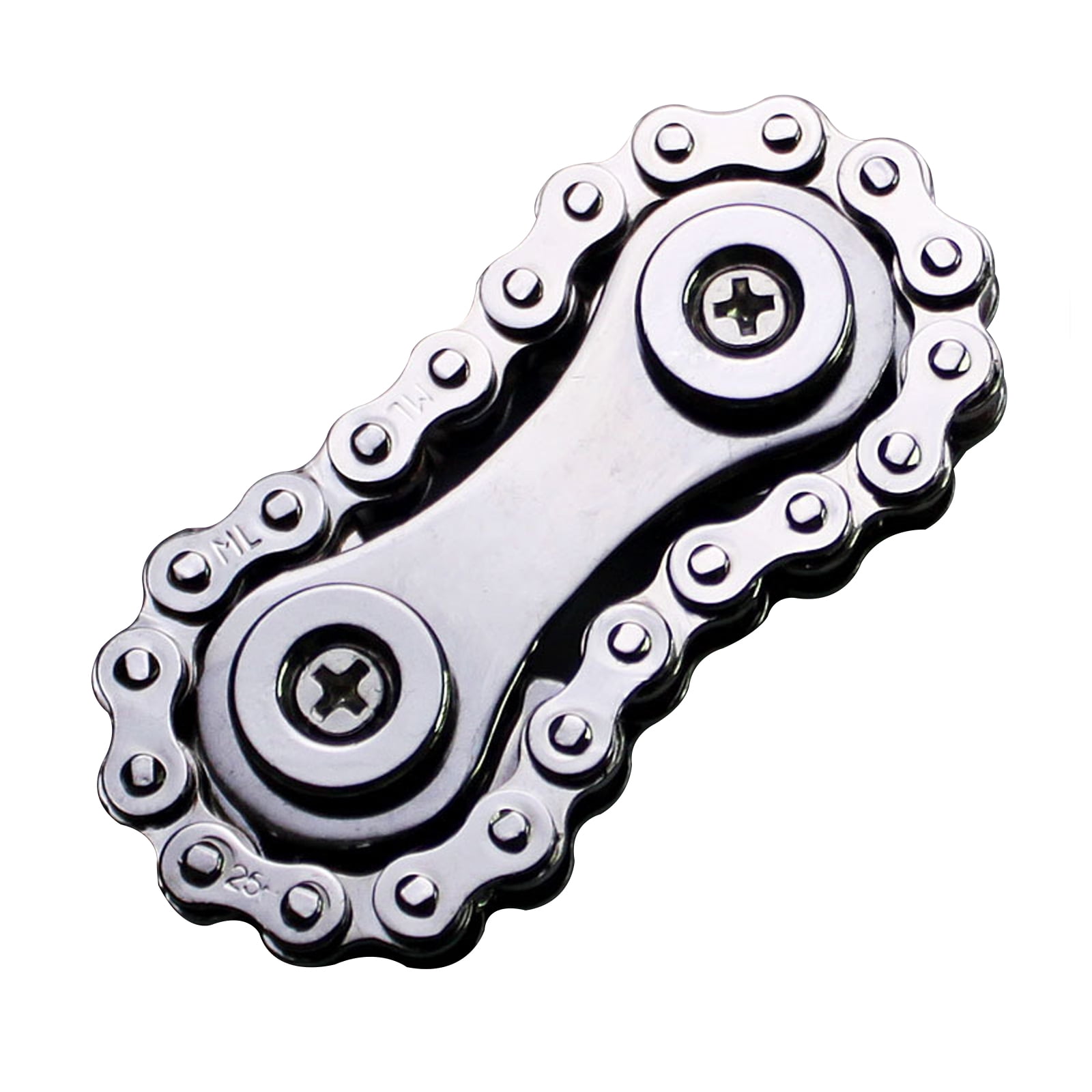 Bike Chain Gear Fidget Spinner, Metal Sprocket Chain Stress Anxiety ...