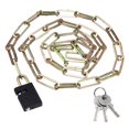 Bike Chain Lock, (75 Inch, Black) (1 Pcs), Manganese Steel Anti-Theft ...