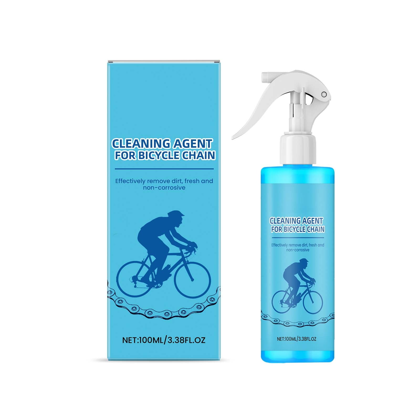 Bike Chain Oil Lubricant and Cleaner with Bicycle Degreaser, 3.38oz for ...