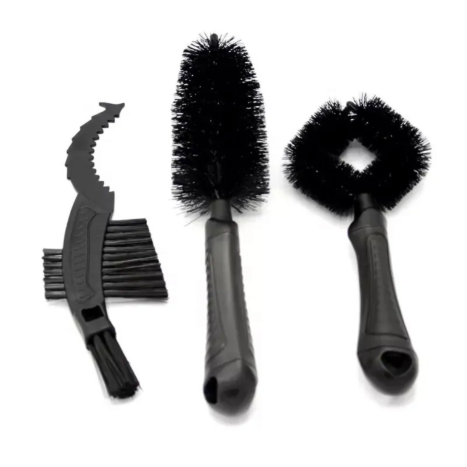 Bike Cleaning Kit Brush Set Chain Cassette Cleaner 3 Piece Combo Tooth ...