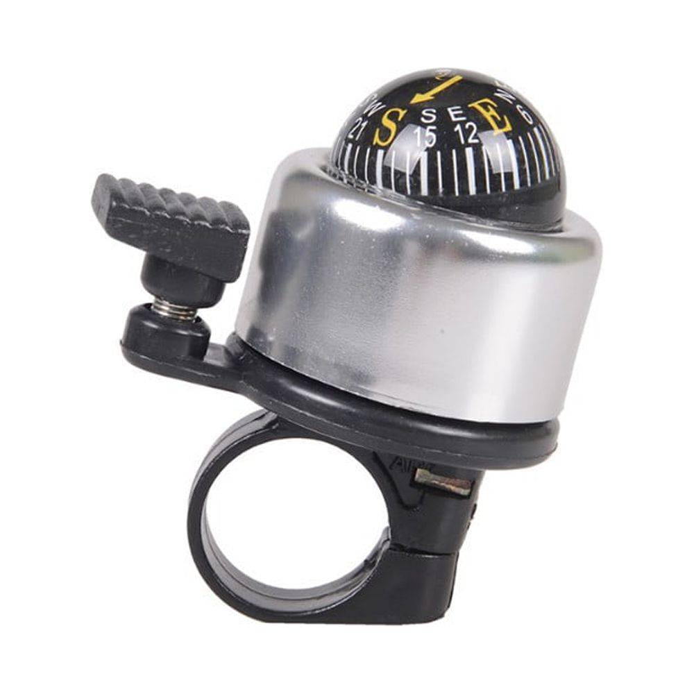 Bike Compass with Bell - Silver - Walmart.com