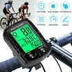 Waterproof Bicycle Wired Speedometer Bike LCD Computer Speed Odometer ...