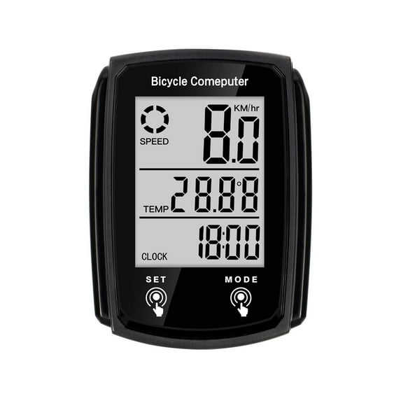 Bike Computer Wired, Bicycle Odometer Bike Speedometer Waterproof Bike ...