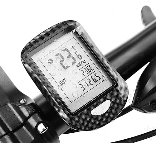 Bike Computer Wireless, Multi-Functions Waterproof Bike Odometer and ...