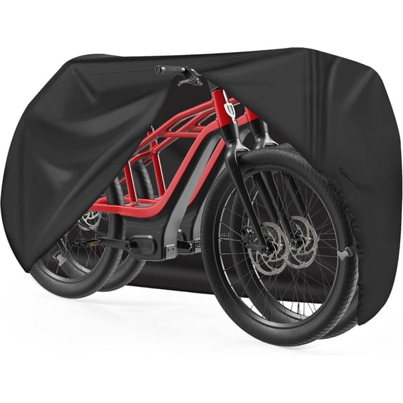 Bike Cover for 2 Bikes - 600D Bike Covers Outdoor Storage Waterproof ...