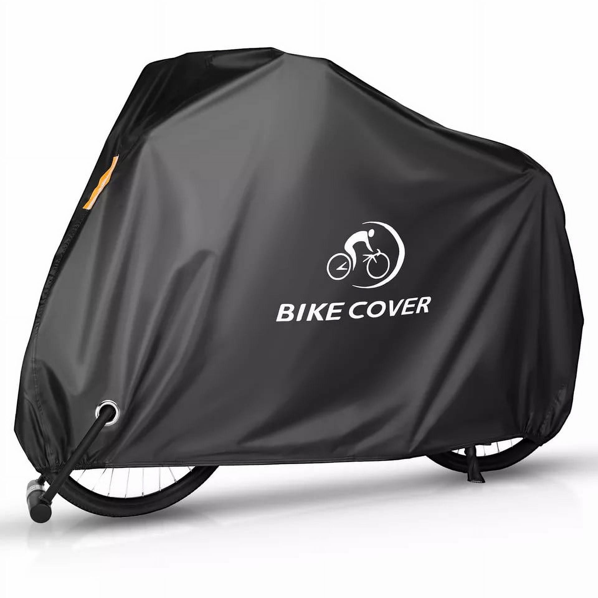 Bike Cover Outdoor Waterproof Bicycle Covers Rain Sun UV Dust Wind Proof with Lock Hole for ...