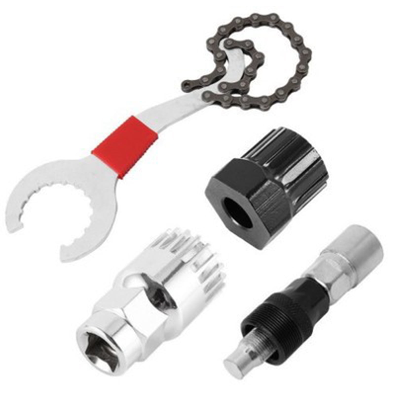 Neyseki Bike Crank Repair Tool Kit Rust Resistance Portable Bike Bracket Remover Chain Remover ...