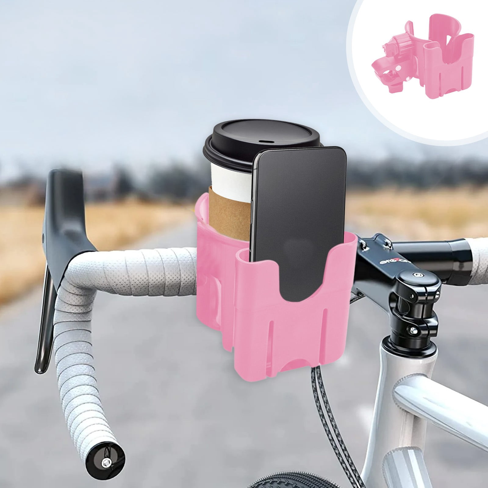Bike Cup Holder, Bike Water Bottle Holders, Universal Cup Holder for ...