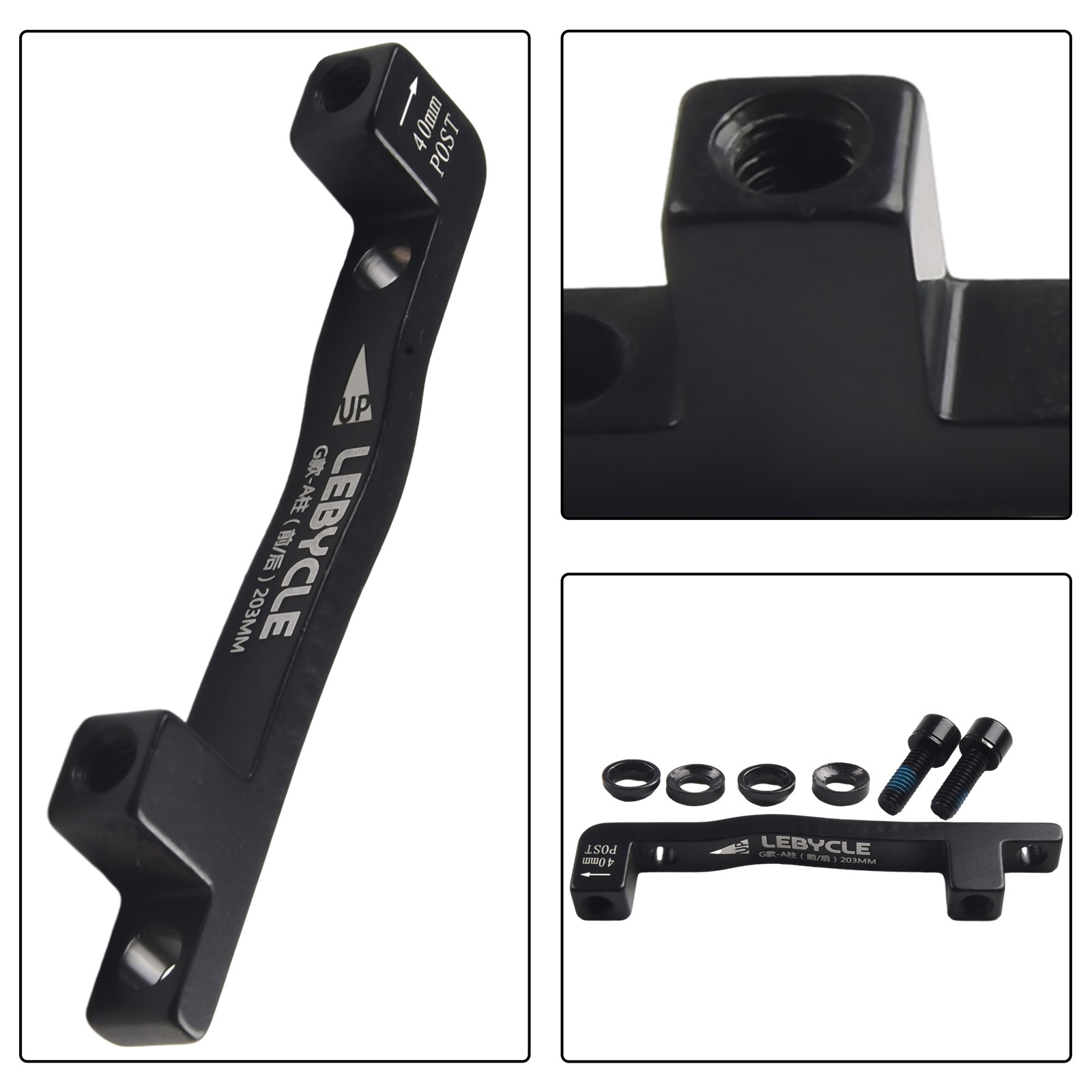 Bike Disc Brake Adapter For 160Mm Post Fork Mount To 180/203 Mm For ...