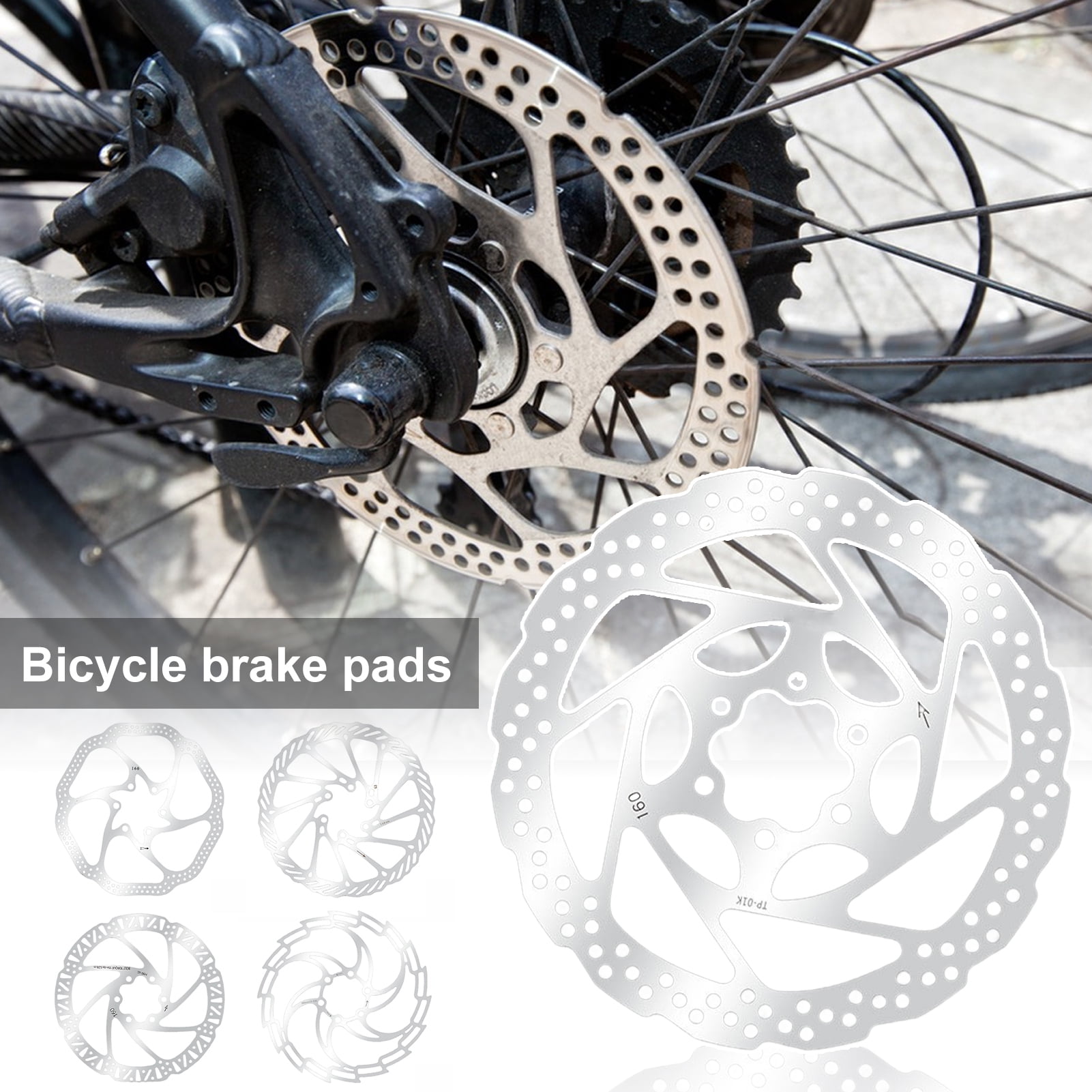 Bike Disc Brake Rotor Rustproof Corrosion Resistant Simple Installation ...