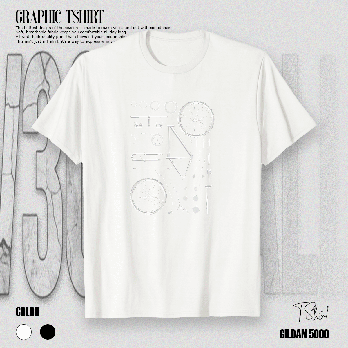 Bike Exploded Funny Cycling Mechanic Pun Humor Quote Graphic Unisex T-Shirt V10341, up to size ...