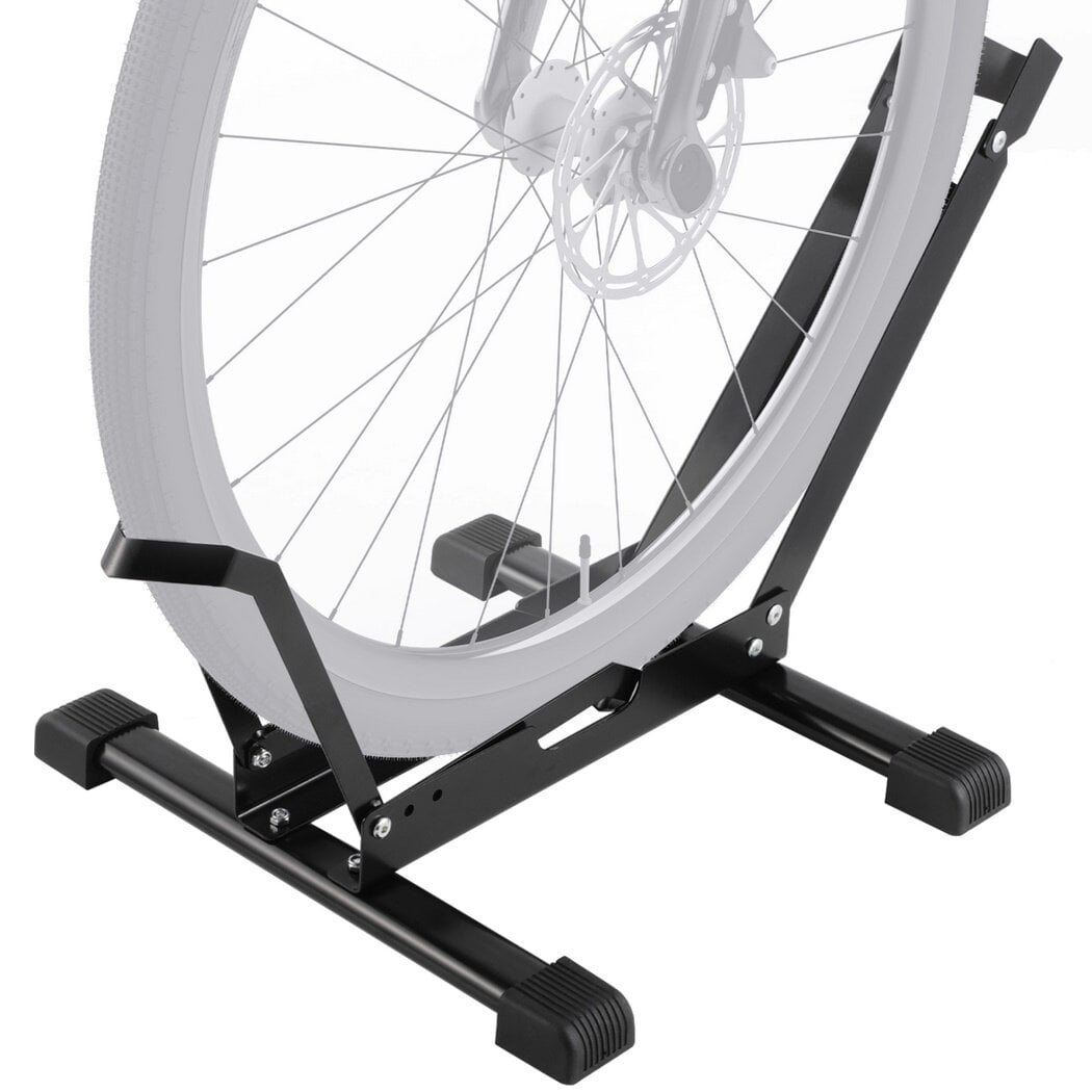 Bike Floor Stand Bike Parking Rack for Garage Home, Foldable Floor Bike ...