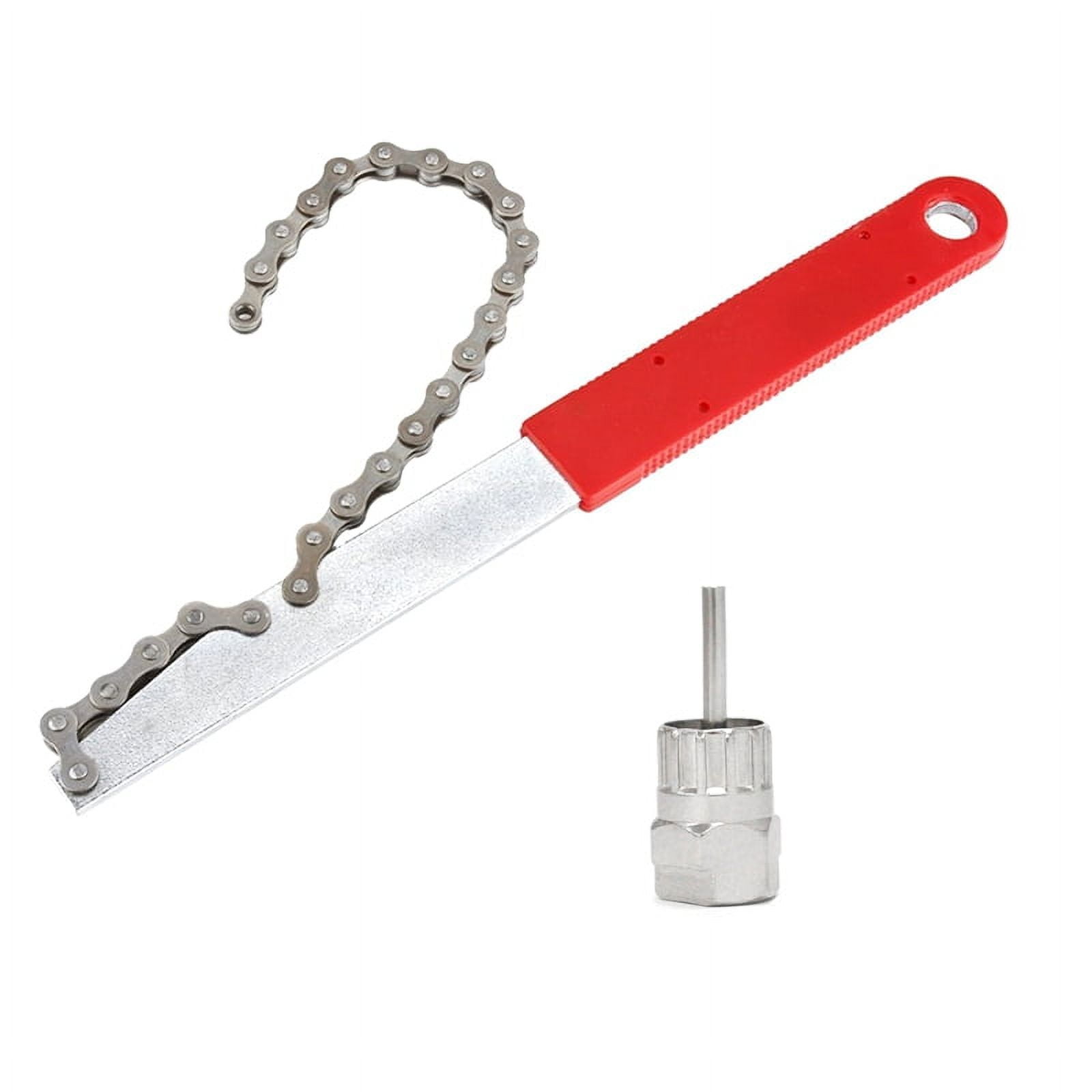 Bike Flywheel Removal Tool with Cassette Wrench 12 Teeth Cassette ...