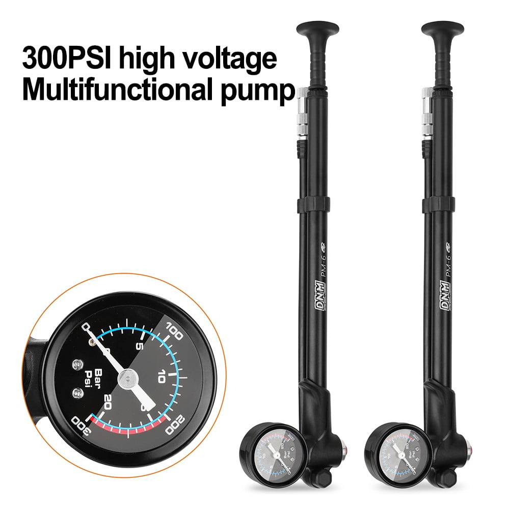 Bike Fork Air Pump 300PSI High pressure Bike Inflator for Shock ...