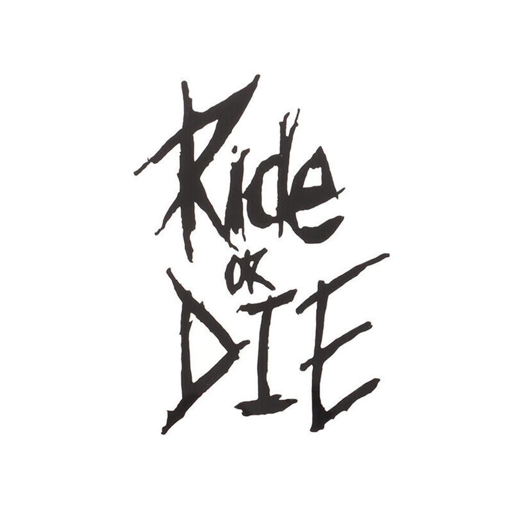 Bike Frame Sticker Ride Or Die Top Tube Sticker Bicycle Decals ...