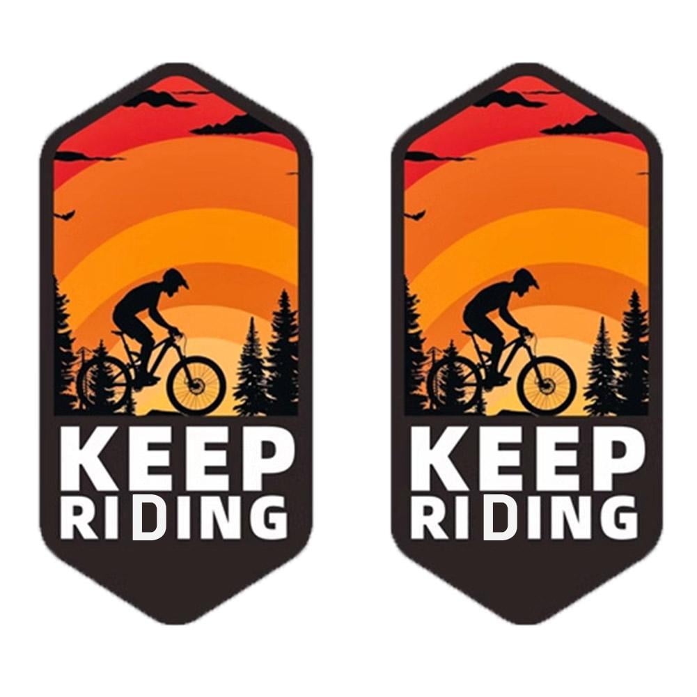 Bike Frame Stickers Bicycle Top Tube Waterproof Decals New R2 M8S4 ...