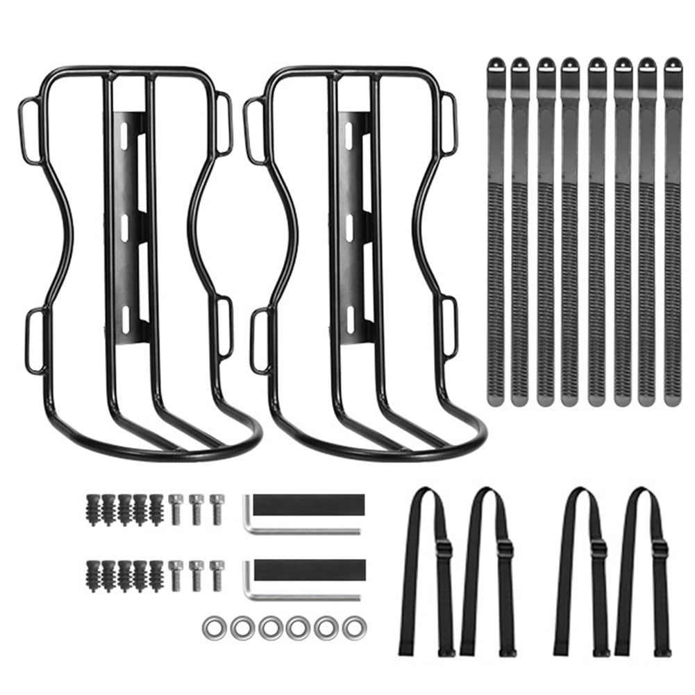 Bike Front Fork Bag with Aluminum Alloy Front Bike Rack Waterproof 10L ...