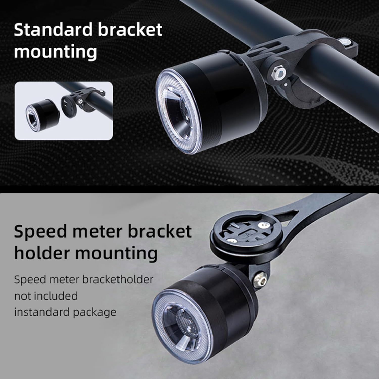 Bike Front Light + Rear Light Combo, 160 Lumen 3 Modes Headlight, 300 ...