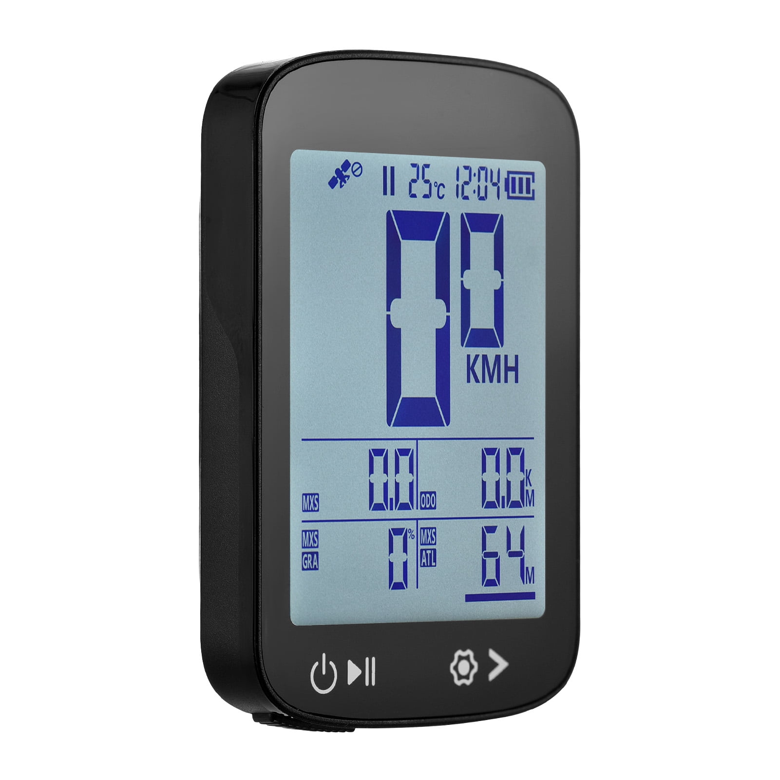 Bike GPS Bike Computer Wireless Bike Speedometer High Clear Display 5 ...