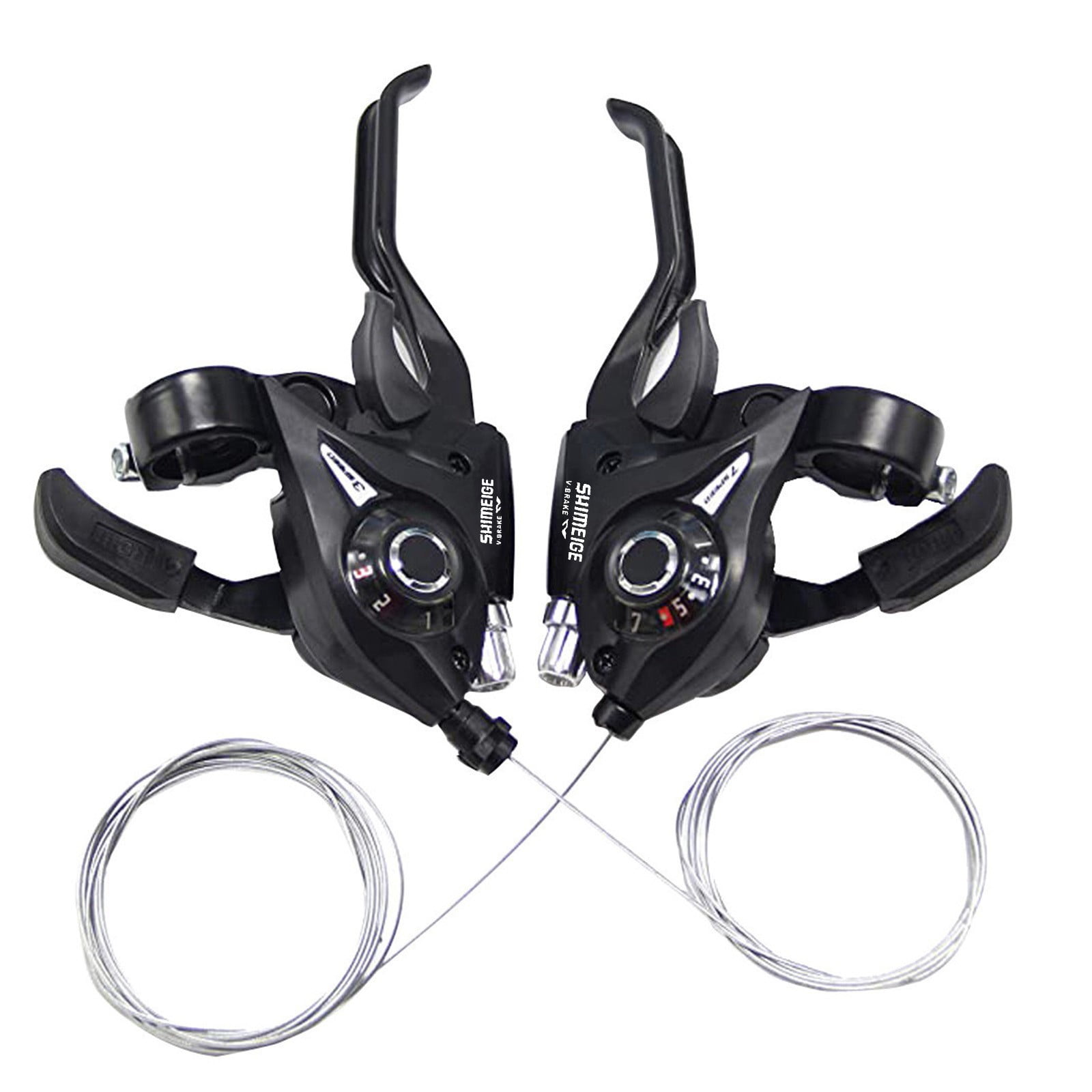 Bike Gear Grip Shift Levers Bicycle Cycle Speed Control Handlebar ...