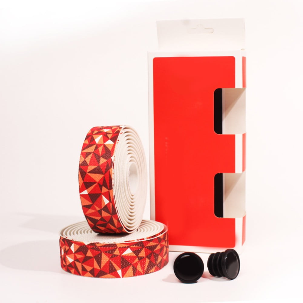 Bike Gradient Color Pu Elastic Handlebar Tape With Anti-Slip Shock ...