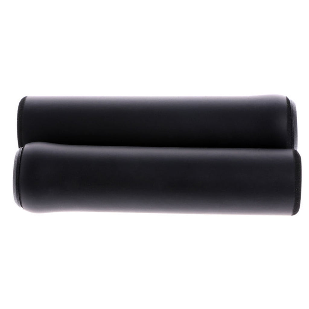 Bike Grips Foam Single Lock on Bicycle Handle Bar Soft Comfortable Non ...