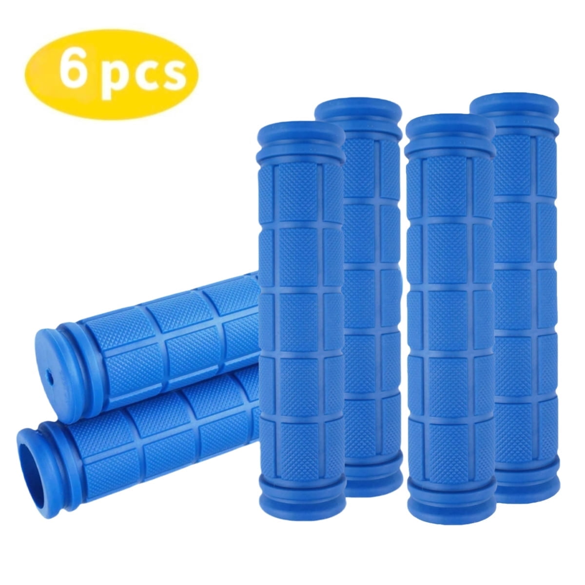 WLGJL Non-Slip-Rubber Bicycle Handlebar Grips, Blue - Walmart.com