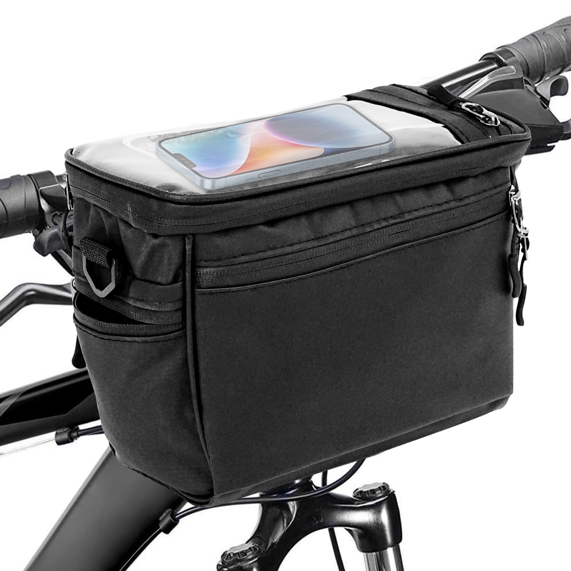 Bike Handlebar Bag, Bike Bag for Bicycles, Bicycle Bag Large Bicycle Front Storage Pouch Bag ...