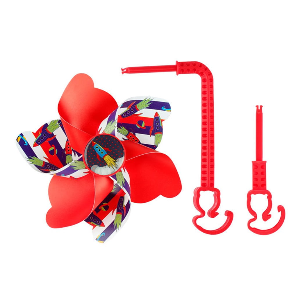 Bike Handlebar Flower Pinwheel Windmill Decorations for Kid\'s Bicycle ...