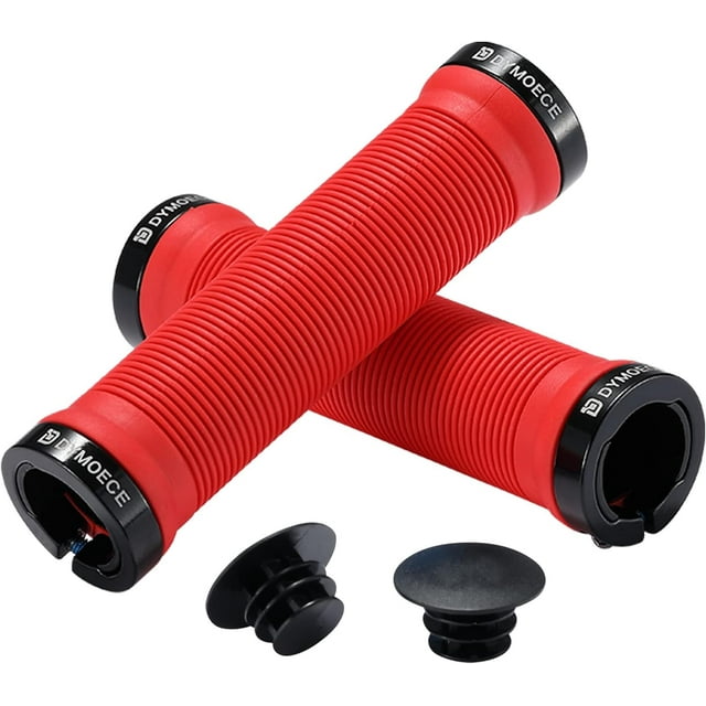 Bike Handlebar Grips,Bicycle Handle Grip Ergonomic Design Dual Lock-on for Mountain Bike MTB BMX ...