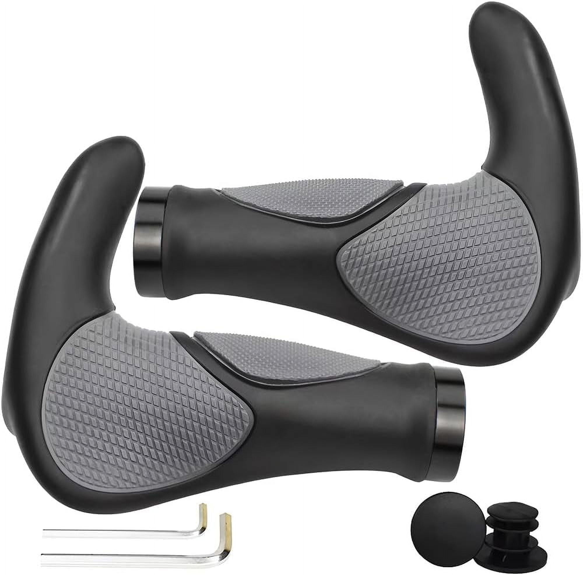 Bike Handlebar Grips Soft Gel Inserts Shock Resistance Ergonomics ...