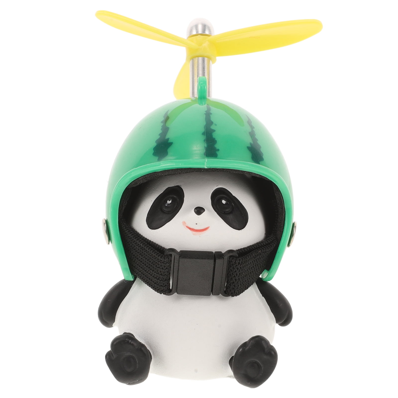 Bike Handlebar,Panda Car Ornaments Panda Car Dashboard Decorations Animal Decor With Propeller ...