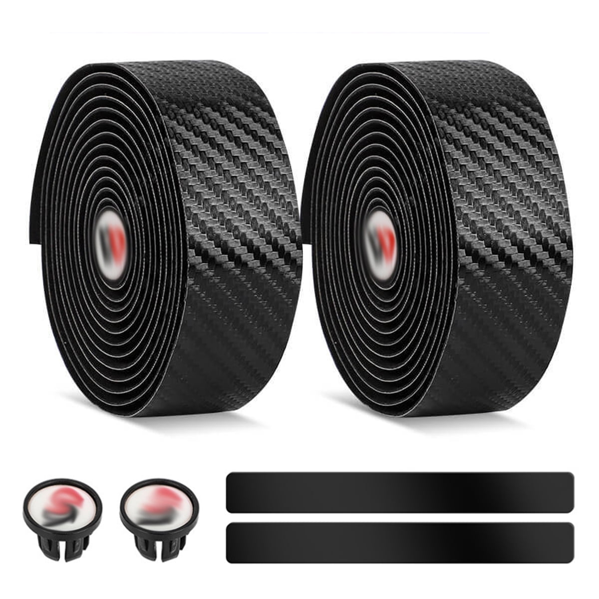 Bike Handlebar Tapes, Road Bicycle Bar Tape, Handle Wraps 2 Rolls with accessories, for Road ...