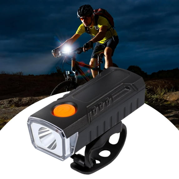 Bike Headlight with High Lumens, USB Rechargeable Bicycle Front Light for Night Riding, Mountain ...