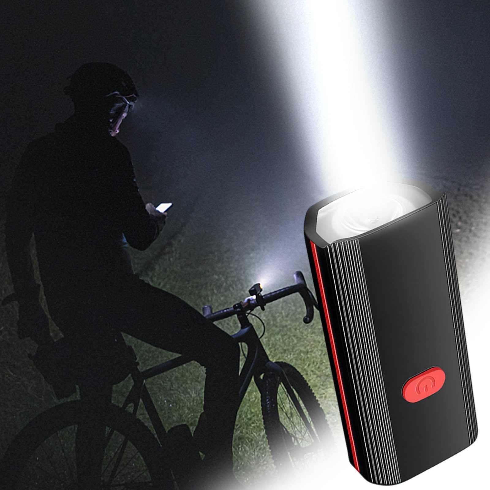 Bike Headlights, Safety Lights, USB Rechargeable, 1000Lumen Beam ...