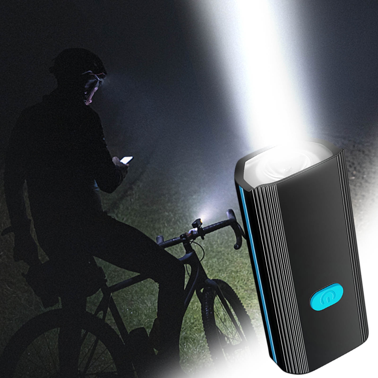 Bike Headlights, Safety Lights, USB Rechargeable, 1000Lumen Beam ...