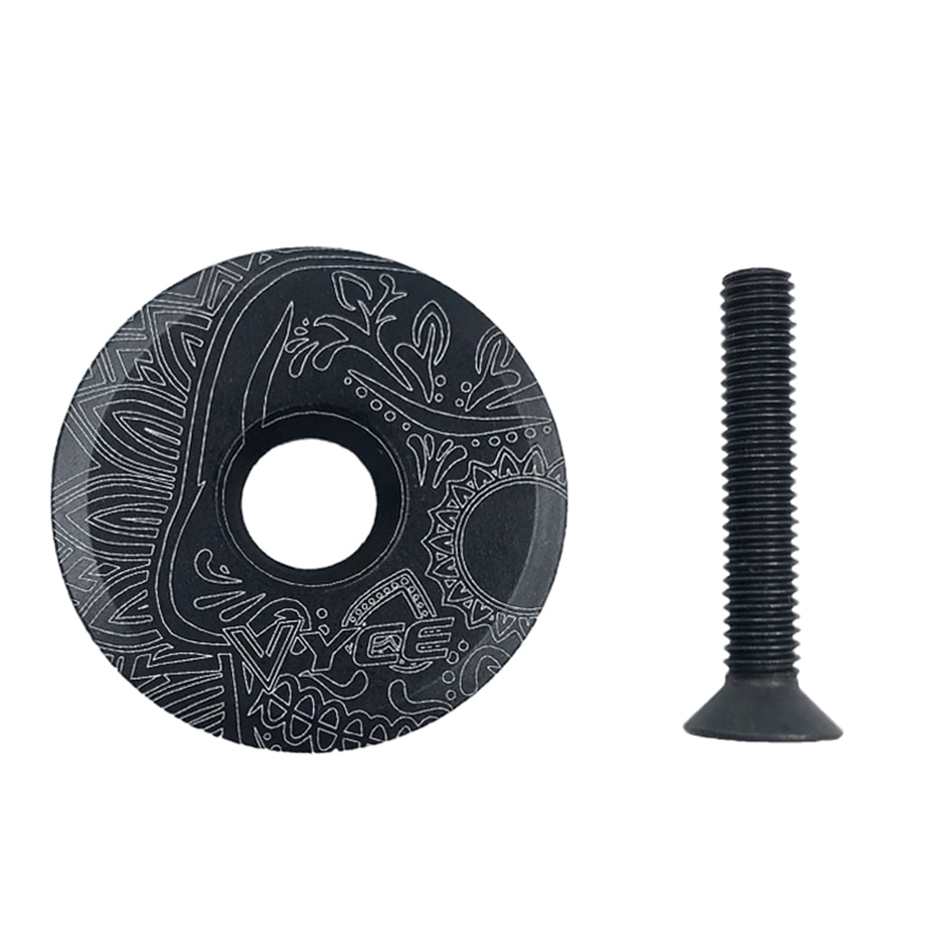 Bike Headset Top Cap & Bolt Stem Top Cap Cover Bicycle Modification ...